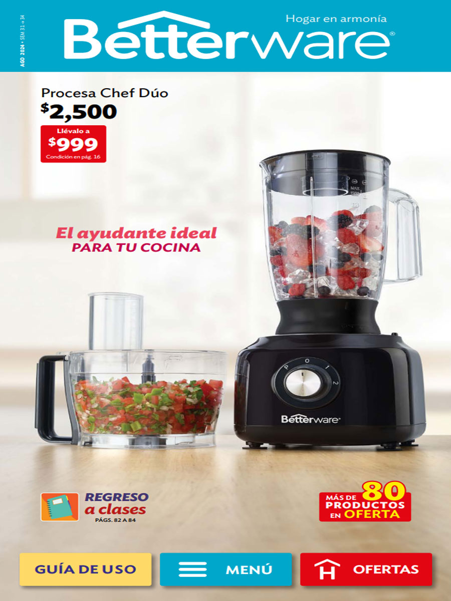 Catálogo Betterware 8 Agosto 2024: ¡Haz clic y ahorra!