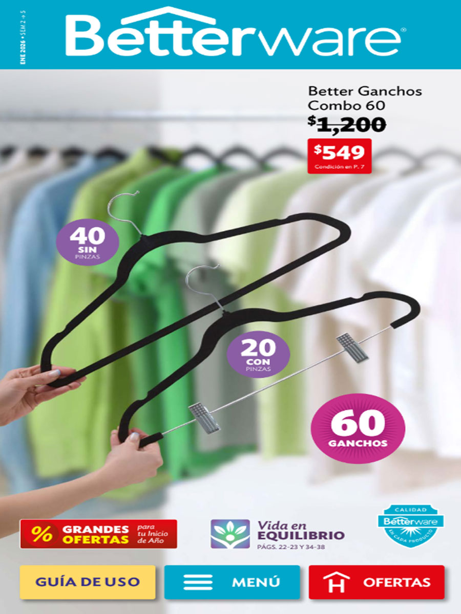 Catálogo Betterware 1 Enero 2026 | Betterware